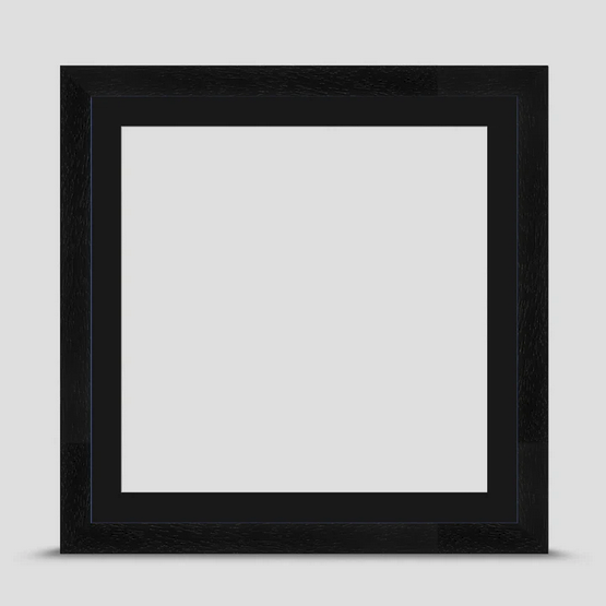 10 x 10" 225 black frame with black mount– The Flood Gallery
