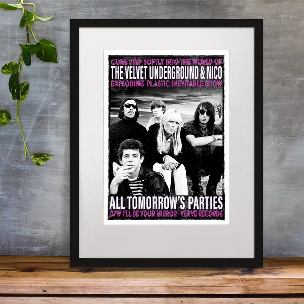 The Velvet Underground & Nico Inspired Gig Poster– The Flood Gallery