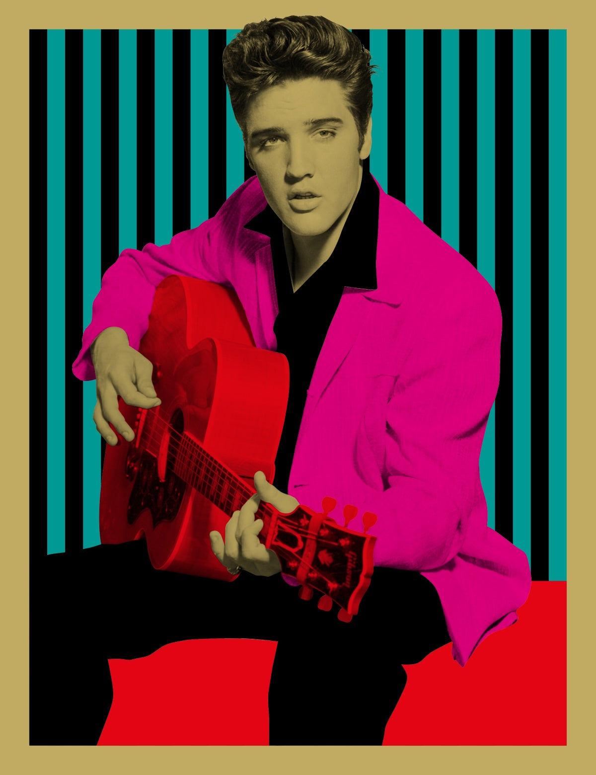 Elvis Presley 1956 Color