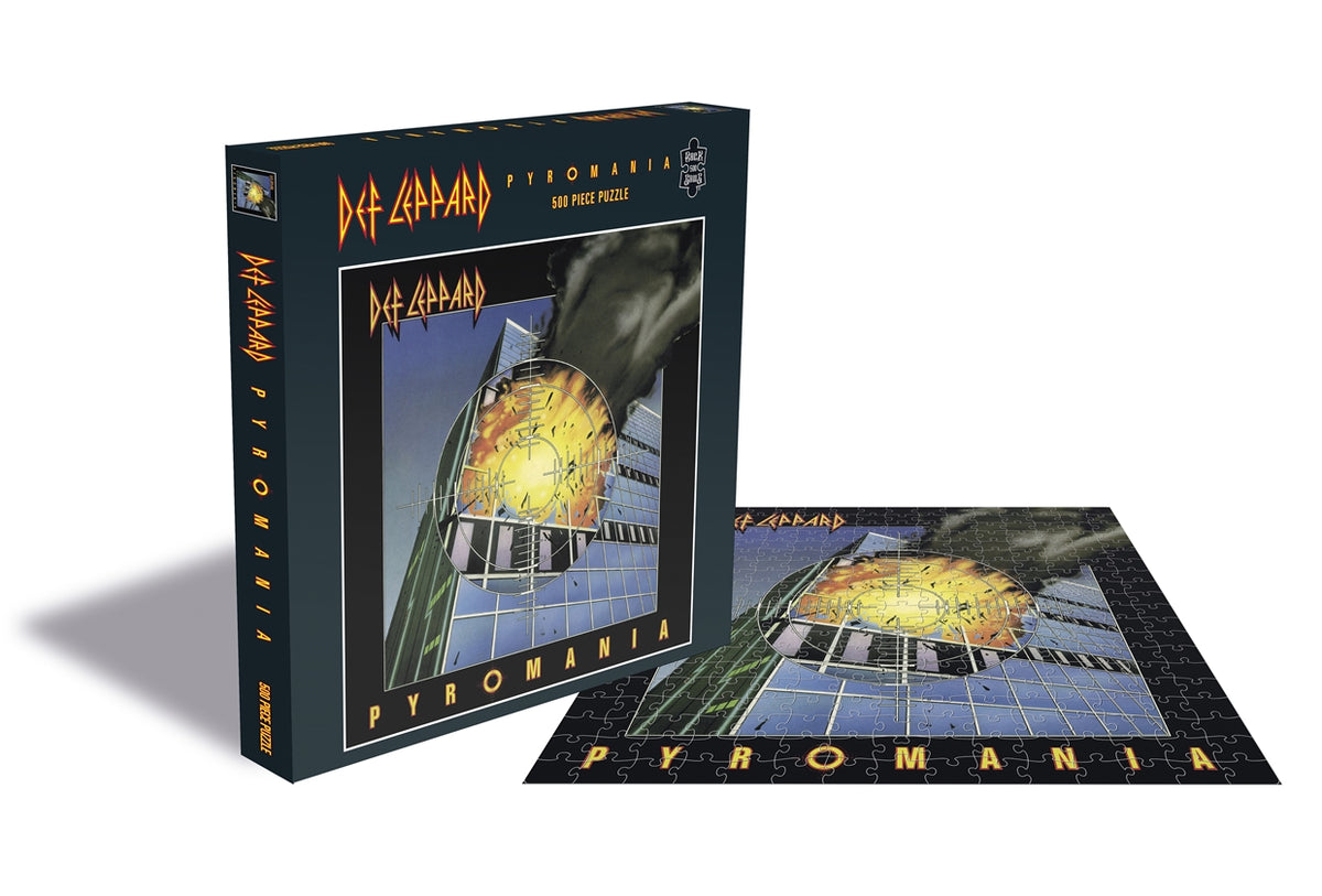 ROCK SAW PUZZLES - DEF LEPPARD (PYROMANIA)– The Flood Gallery