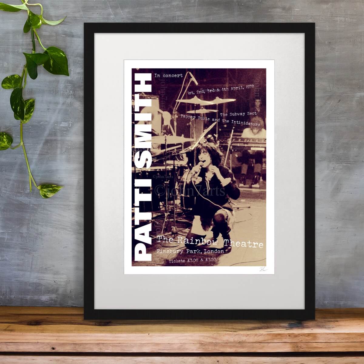 Patti Smith Concert Poster– The Flood Gallery